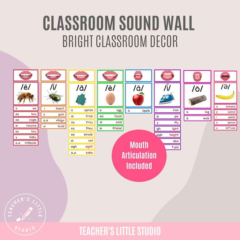 Science of Reading Sound Wall Posters | Vowel Valley and Consonant ...