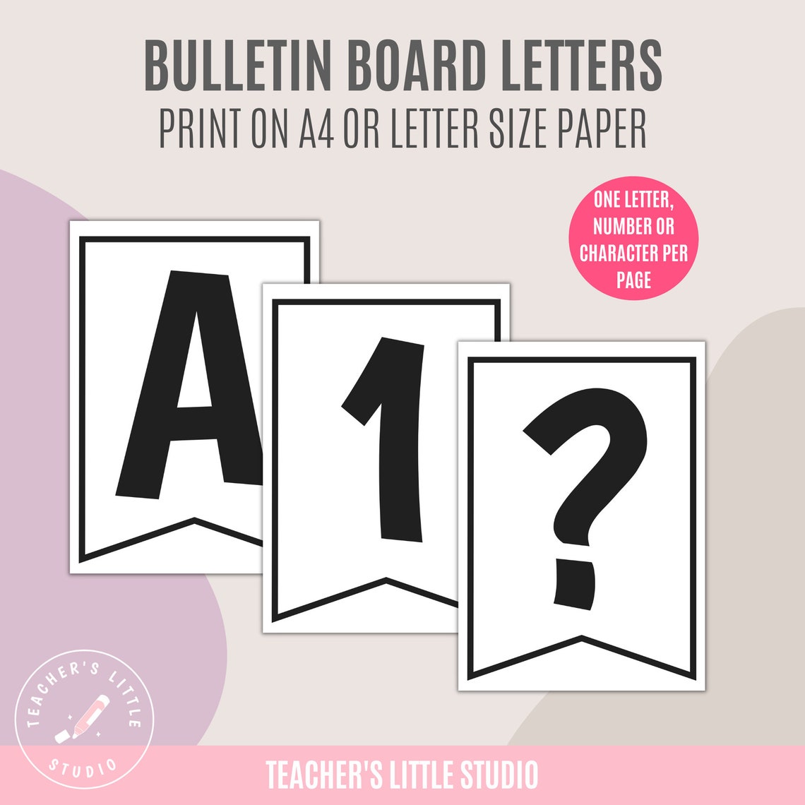 Printable Bulletin Board Banners Swallowtail Bunting - Etsy