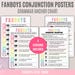 FANBOYS Conjunction Poster Set | Grammar Anchor Chart | Sentence ...