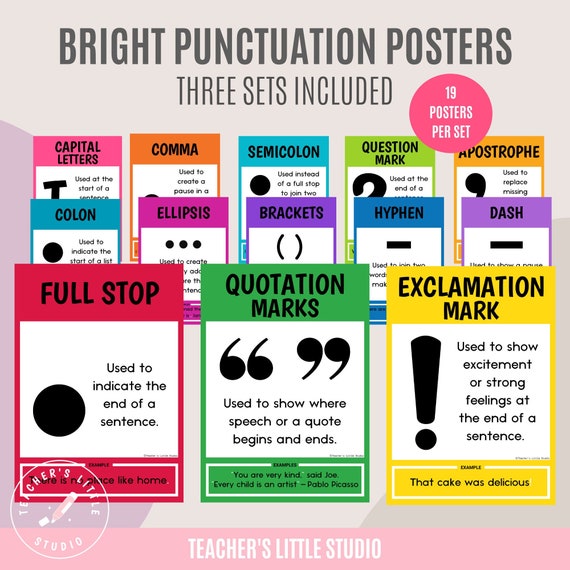 Free Printable Punctuation Posters Printable Word Searches, 40% OFF