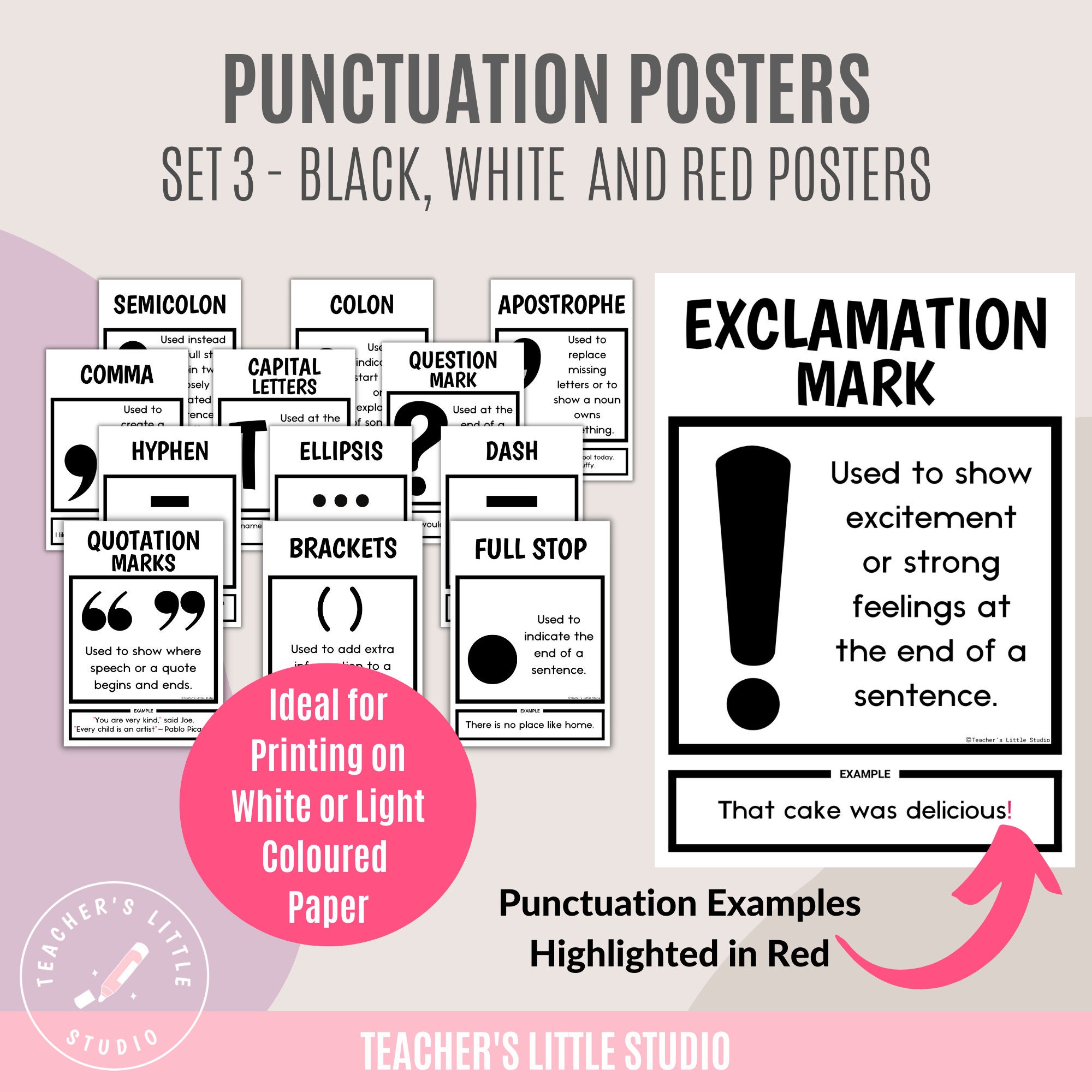 Punctuation Posters