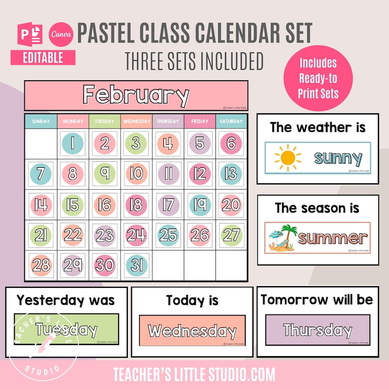 Weather Calendar 2026 - Etsy