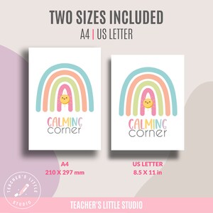 6 Calming Posters | Educational Printables | Calming Corner Set ...