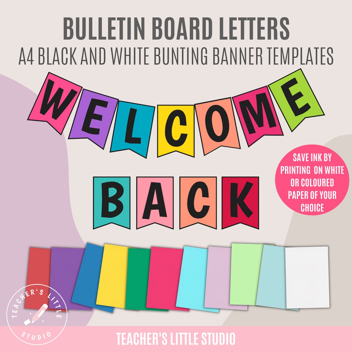 Printable Bulletin Board Banners Swallowtail Bunting - Etsy