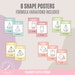 Volume Formula Posters | Set of 8 Posters | Geometry Posters | Math ...