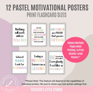 Motivational Classroom Posters | Growth Mindset Posters | Inspirational ...
