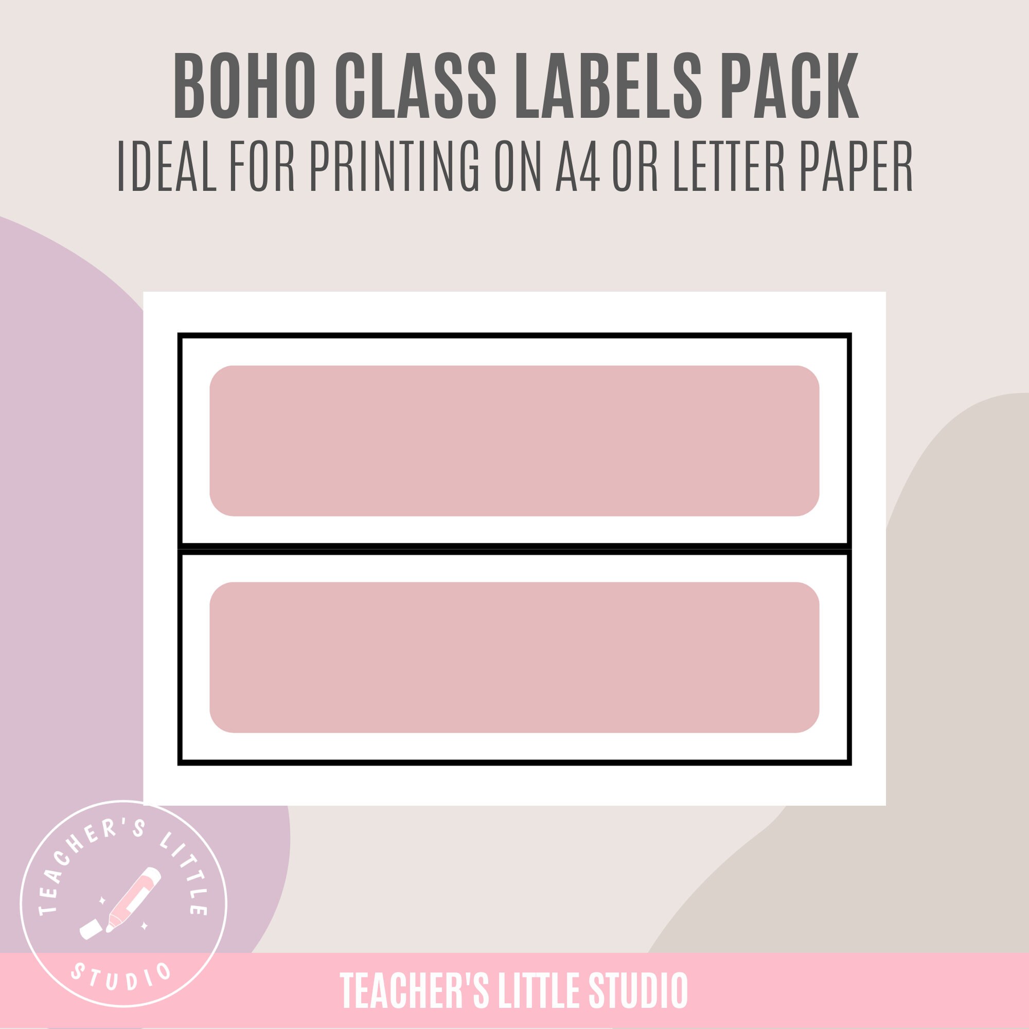 Boho Classroom Labels Editable Class Labels Pack Name Tags - Etsy Canada
