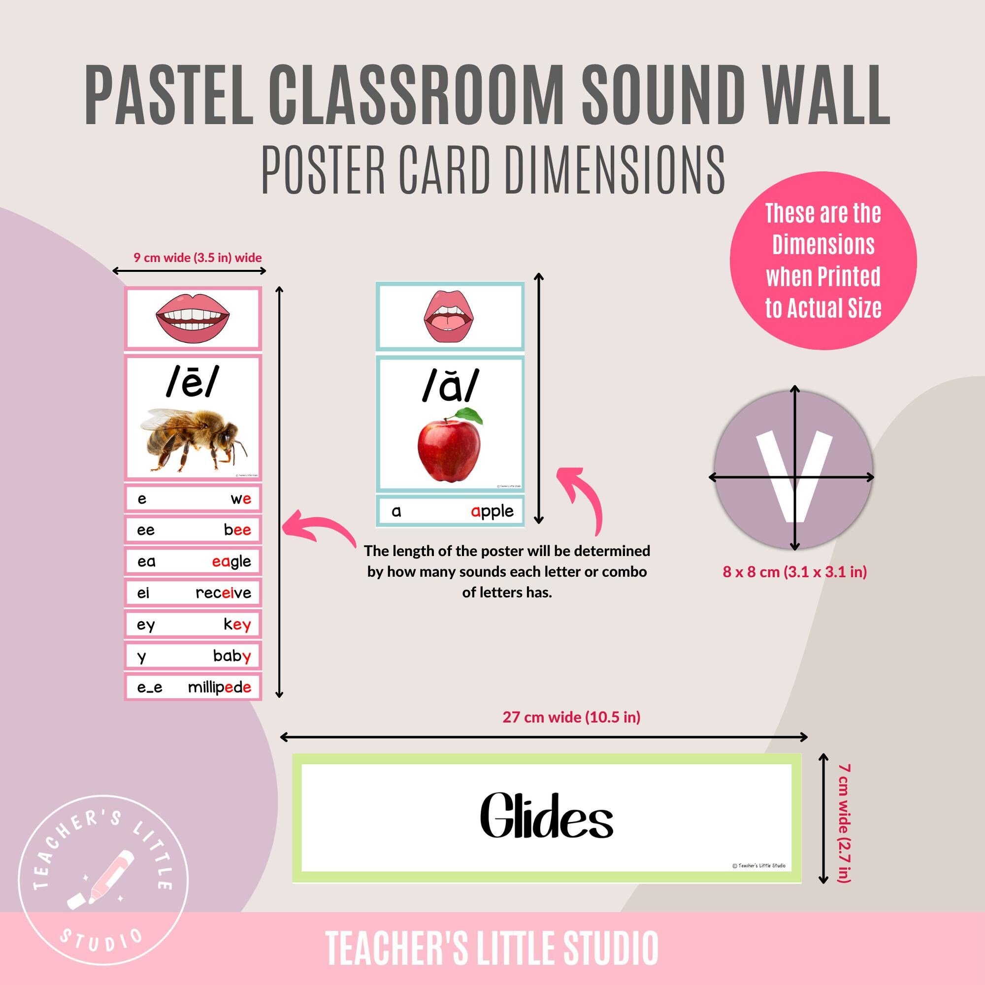 Science of Reading Sound Wall Posters | Vowel Valley and Consonant ...
