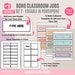 Boho Classroom Jobs Display Editable Powerpoint Job Cards Ready-to ...