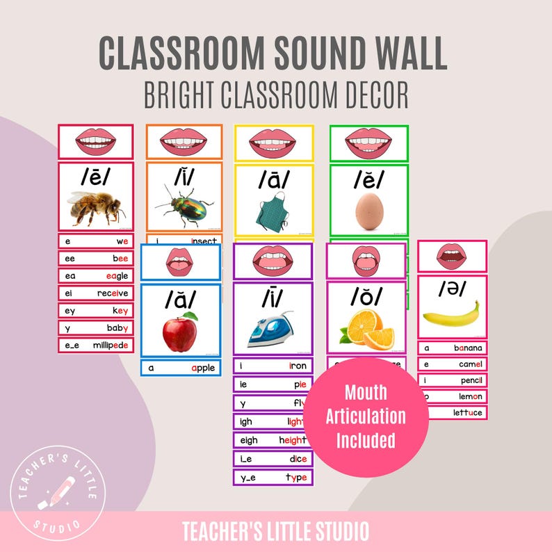 Science of Reading Sound Wall Posters | Vowel Valley and Consonant ...
