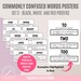 Commonly Confused Words Posters English Grammar Posters - Etsy
