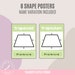 Perimeter Formula Posters | Set of 8 Posters | Geometry Posters | Math ...