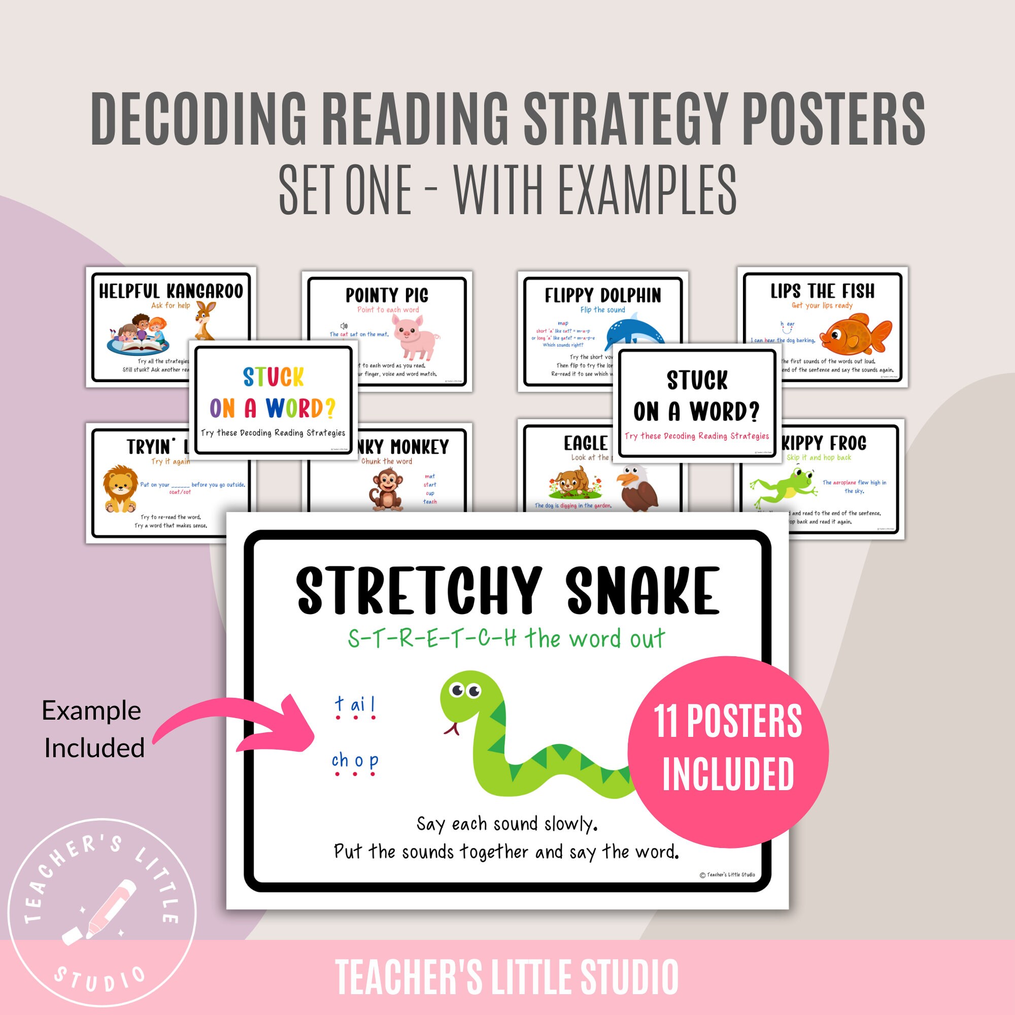 Decoding Reading Strategies | Reading Posters | Decoding Poster ...