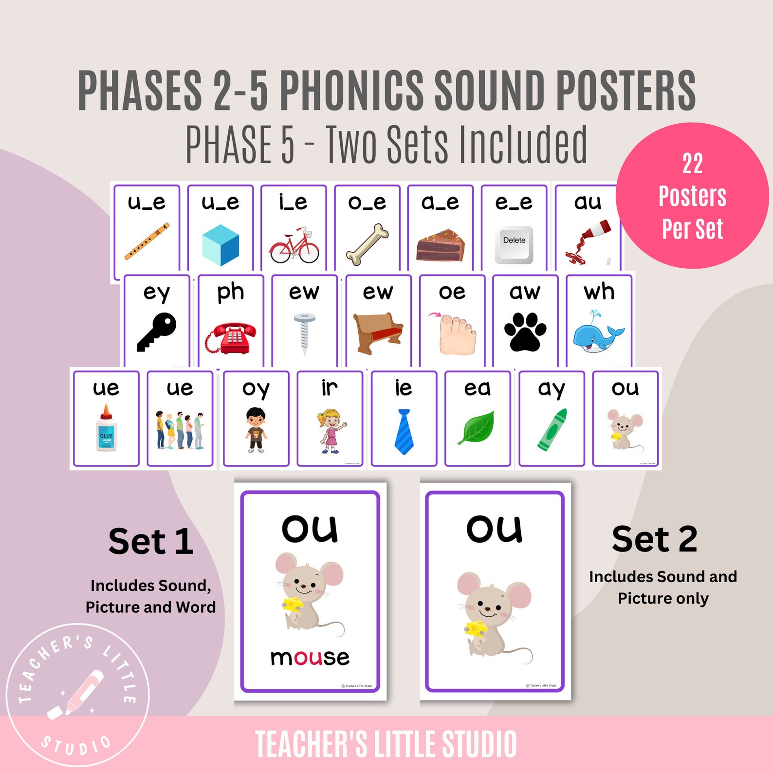 Phonics Posters | Phase 2, 3, 4, 5 Phonics Cards | Alphabet Posters ...