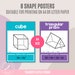 Surface Area Formula Posters | Set of 8 Posters | Geometry Posters ...