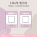 Area Formula Posters | Set of 9 Posters | Geometry Posters | Math ...