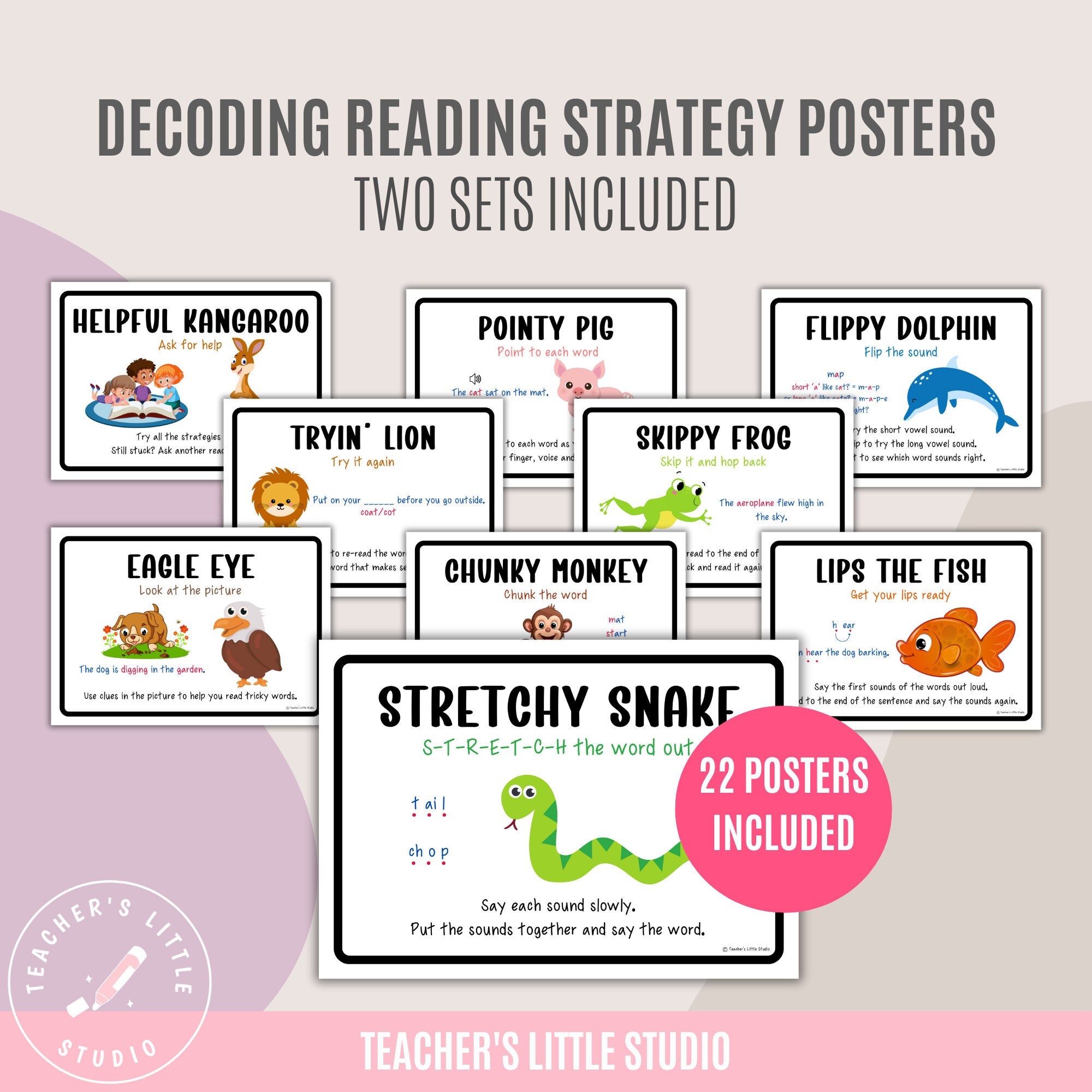 Decoding Reading Strategies | Reading Posters | Decoding Poster ...