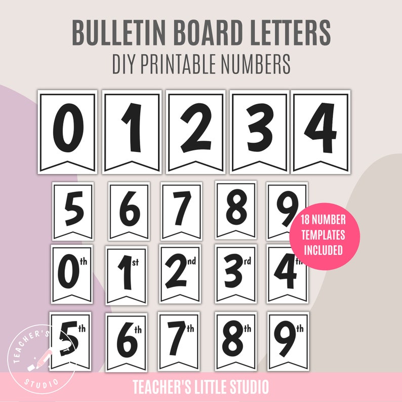 Printable Bulletin Board Banners Swallowtail Bunting - Etsy