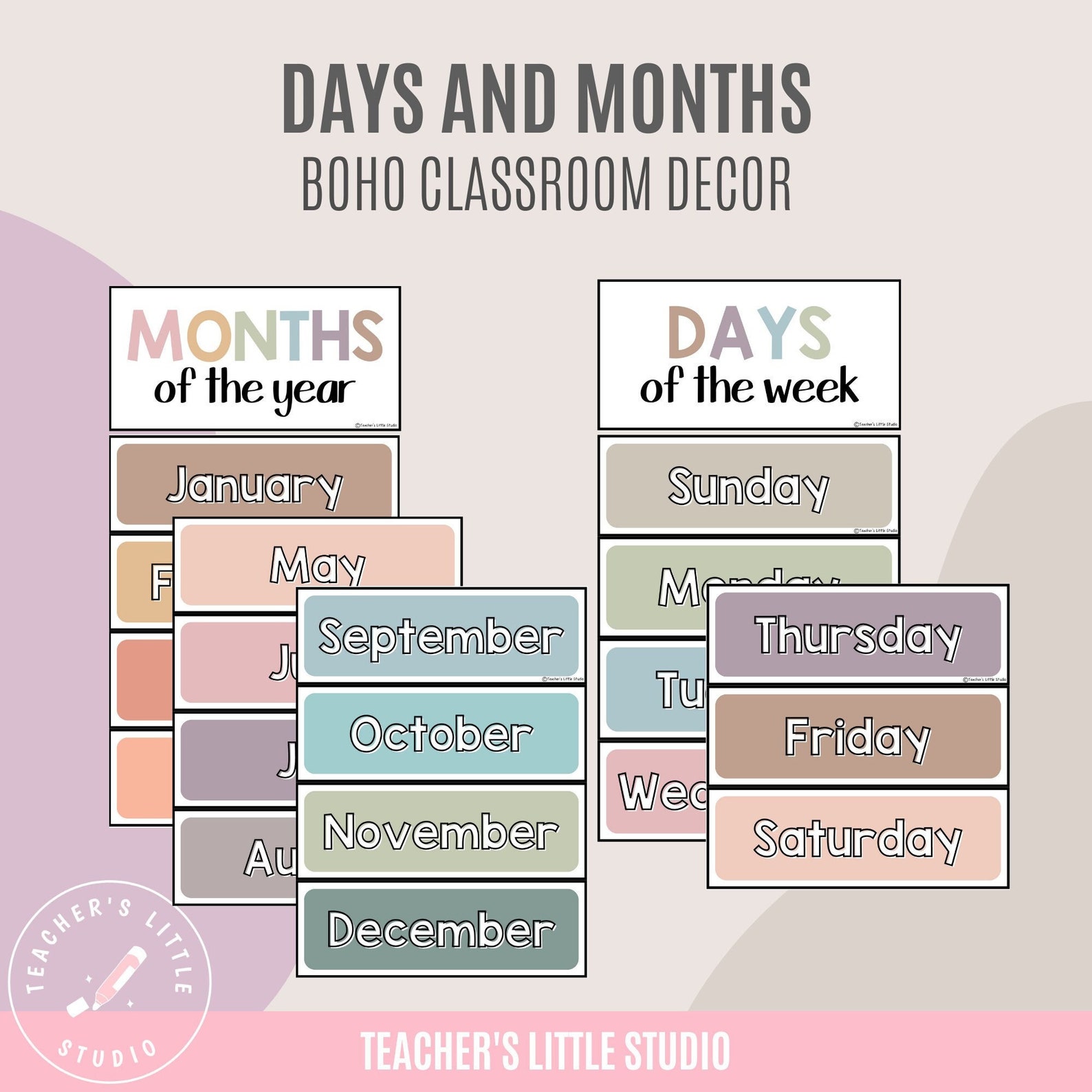 Days of the Week | Months of the Year | Classroom Display Posters ...