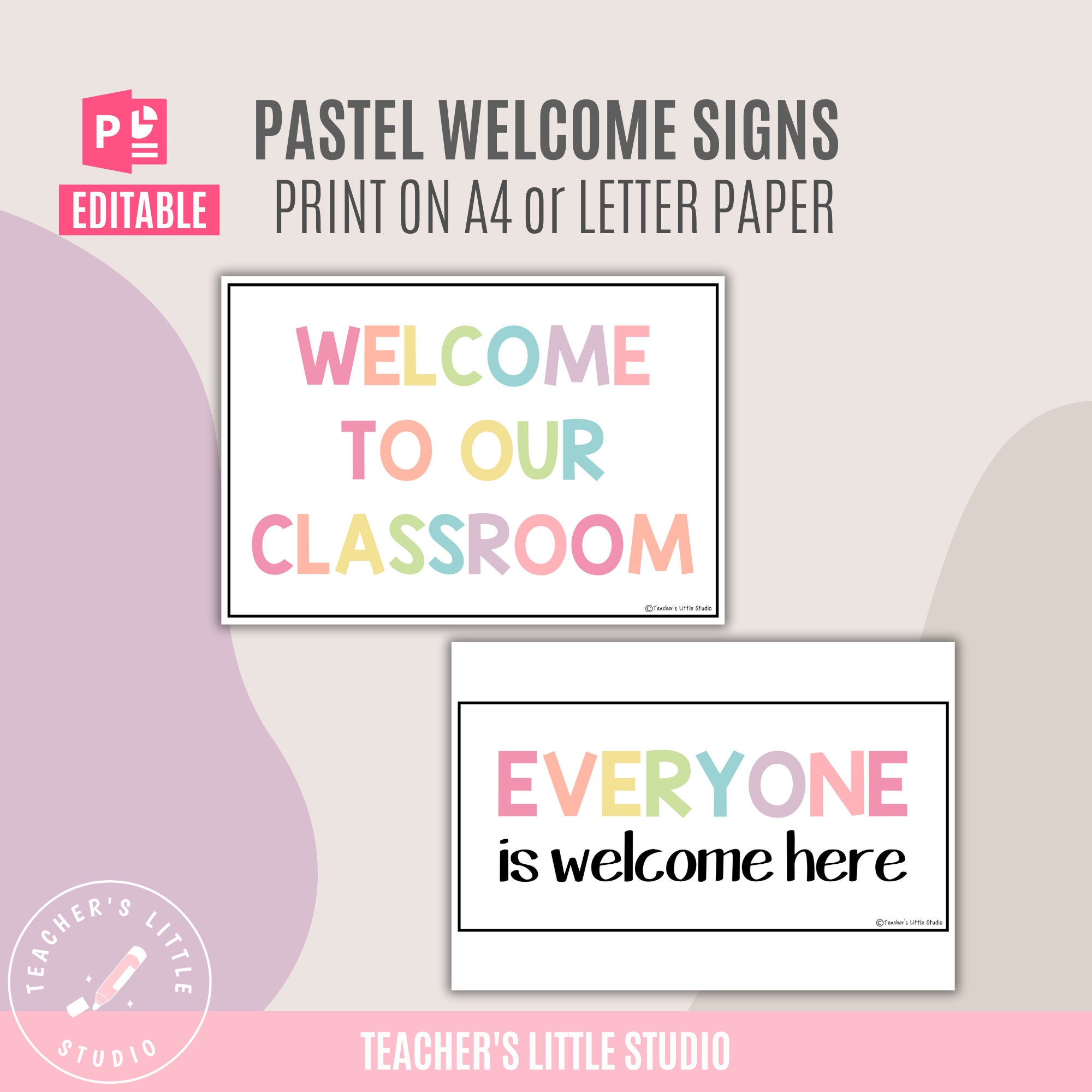 Welcome Classroom Sign Welcome Classroom Poster Custom - Etsy