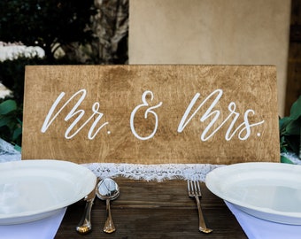 Head Table Sign Sweetheart Table Sign Wedding Table Sign - Etsy