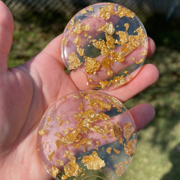 Gold Coasters - Etsy
