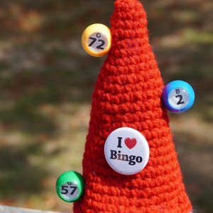 Customizable Bingo Gnome | Good Luck Gnome | Gnome Decor | Gnome ...