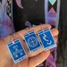 Tarot Card Keychains | Wheel of Fortune Keychain | Three of Cups ...