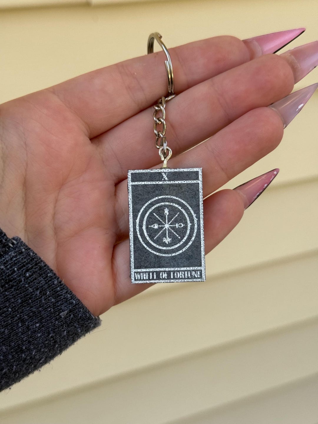 Tarot Card Keychains | Wheel of Fortune Keychain | Witchy Keychain ...