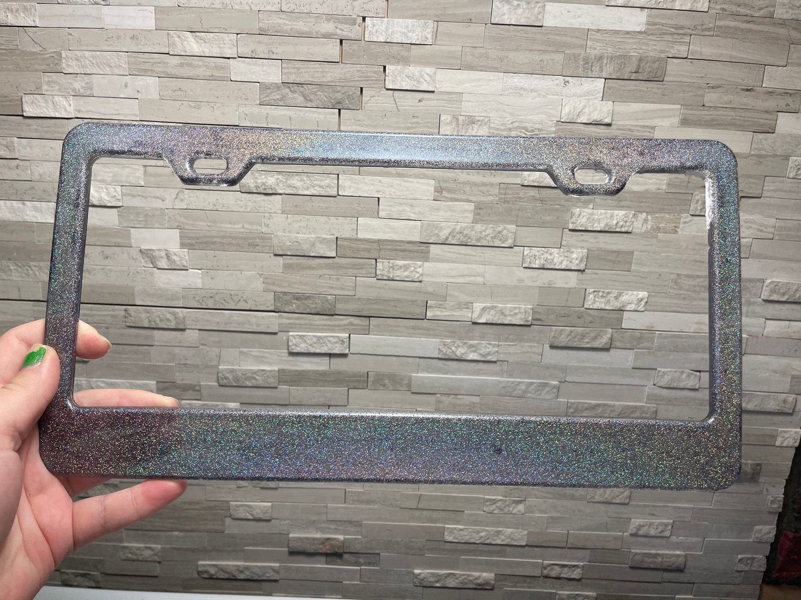 Holographic License Plate Frame Holographic License Plate | Etsy