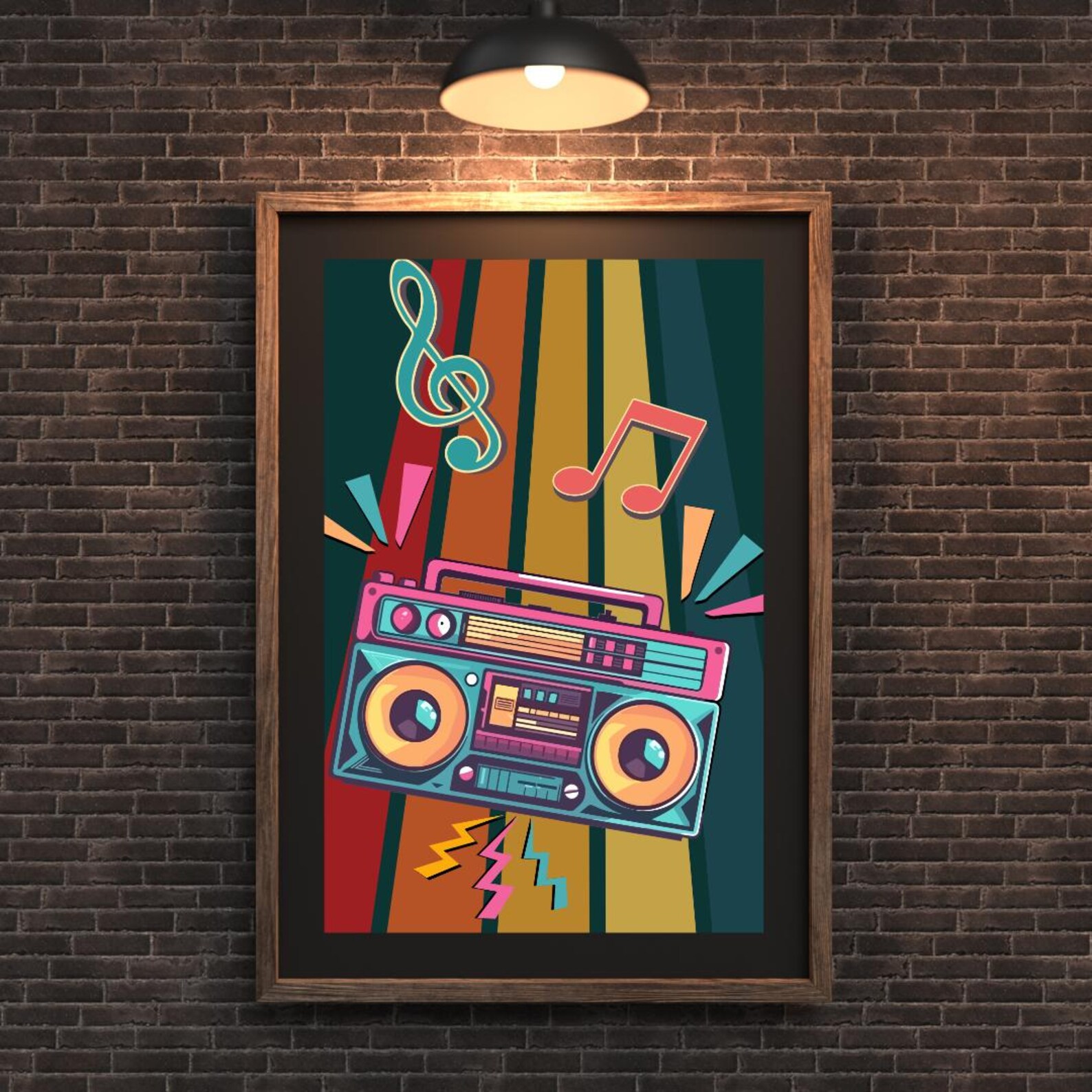 Retro Radio Digital Download Downloadable Prints Design Printable Wall ...