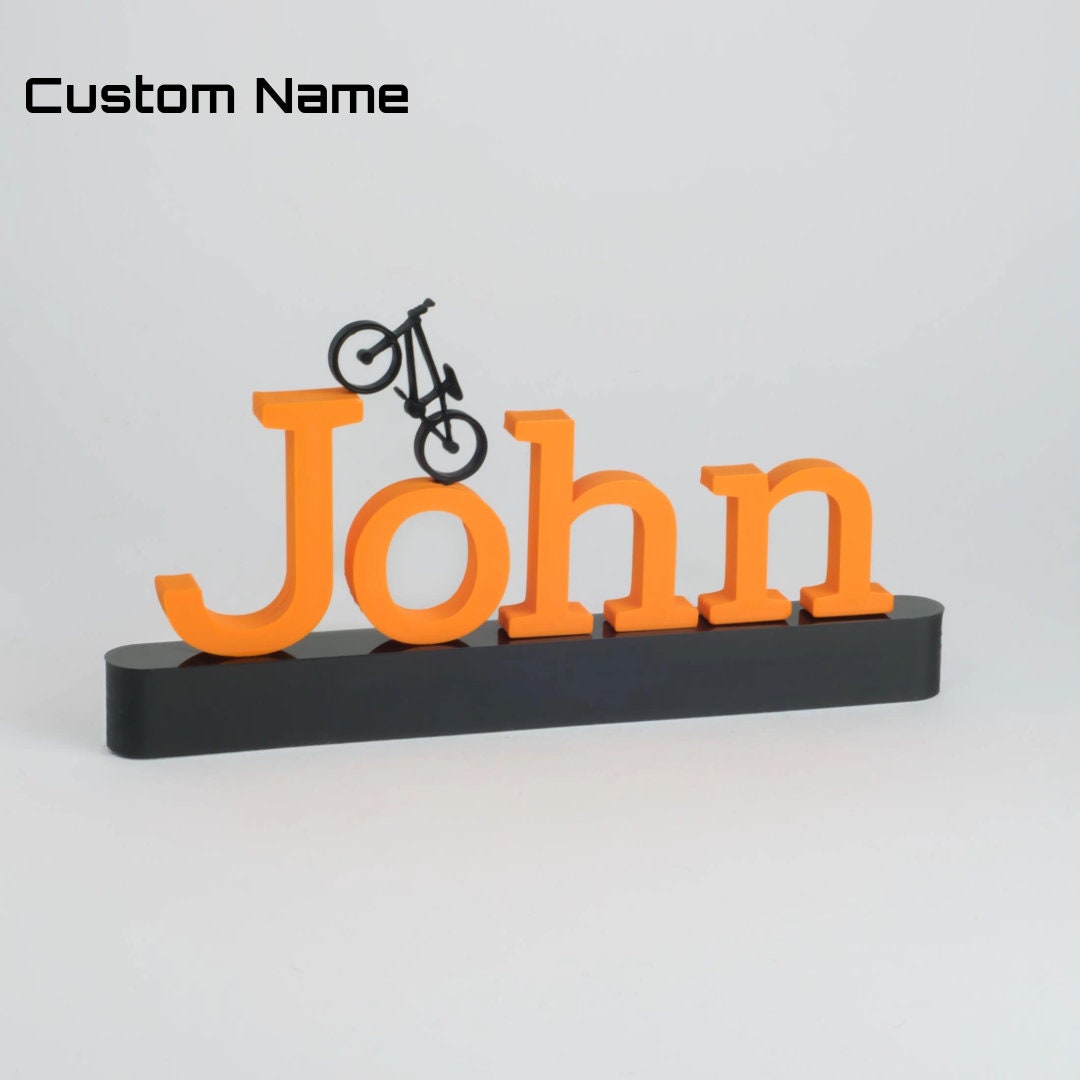 Personalized Bmx Bike Name Sign,custom Bmx Sign, Decorative Bmx Custom ...
