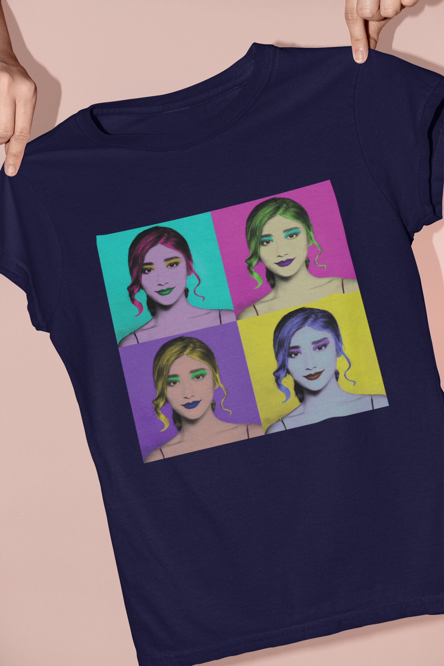 Custom Pop Art Style T Shirt, Your Photo Turned Into Pop Art Design ...