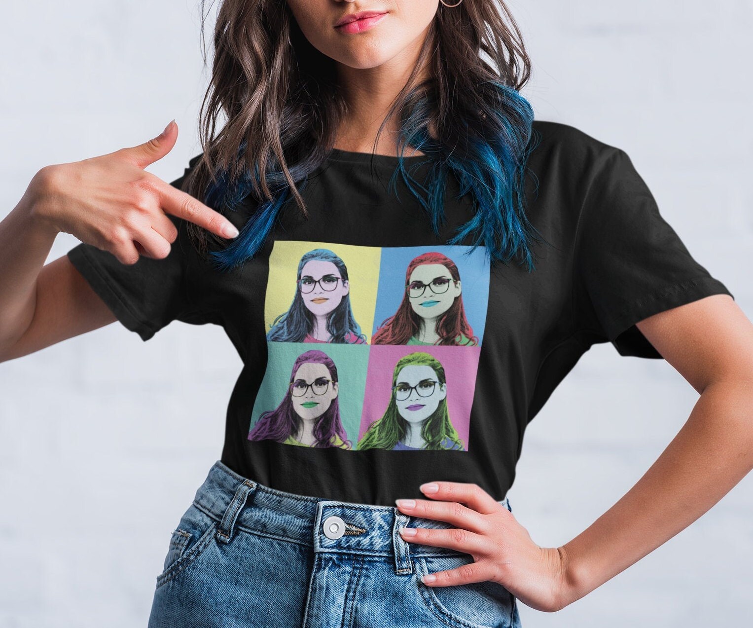 Custom Pop Art Style T Shirt, Your Photo Turned Into Pop Art Design ...