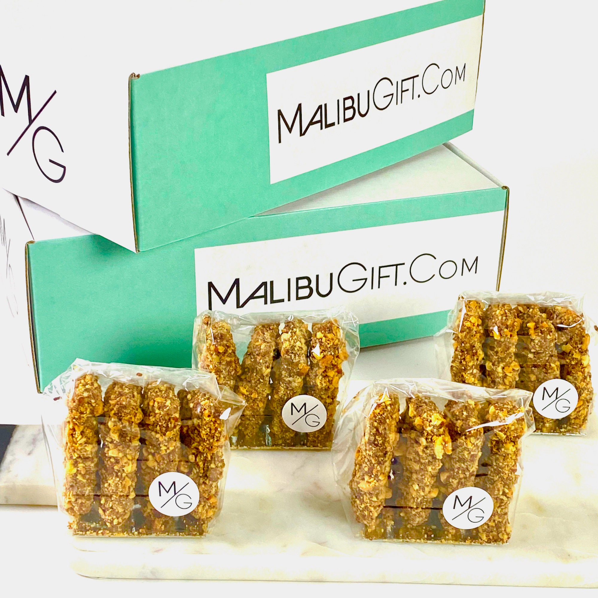 Malibu's Famous Gourmet English Toffee Sticks. 2 Lbs of Gourmet Toffee ...