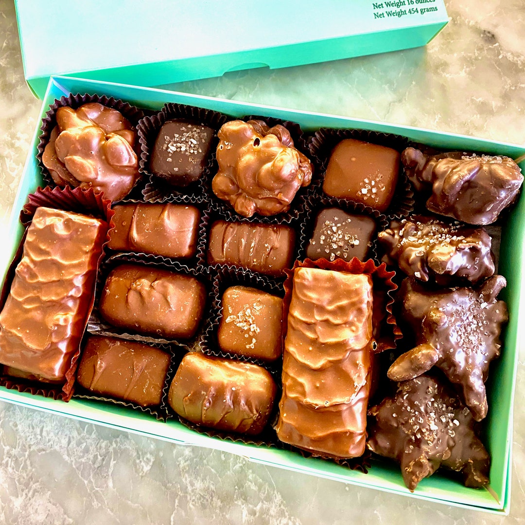 1 Lb of Gourmet Nuts and Chews Candy Assorted in Both Dark Chocolate ...