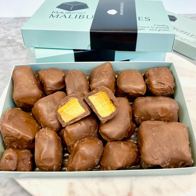 Milk Chocolate Honeycomb Toffee: Gourmet Sponge Candy (1 Lb) - Etsy