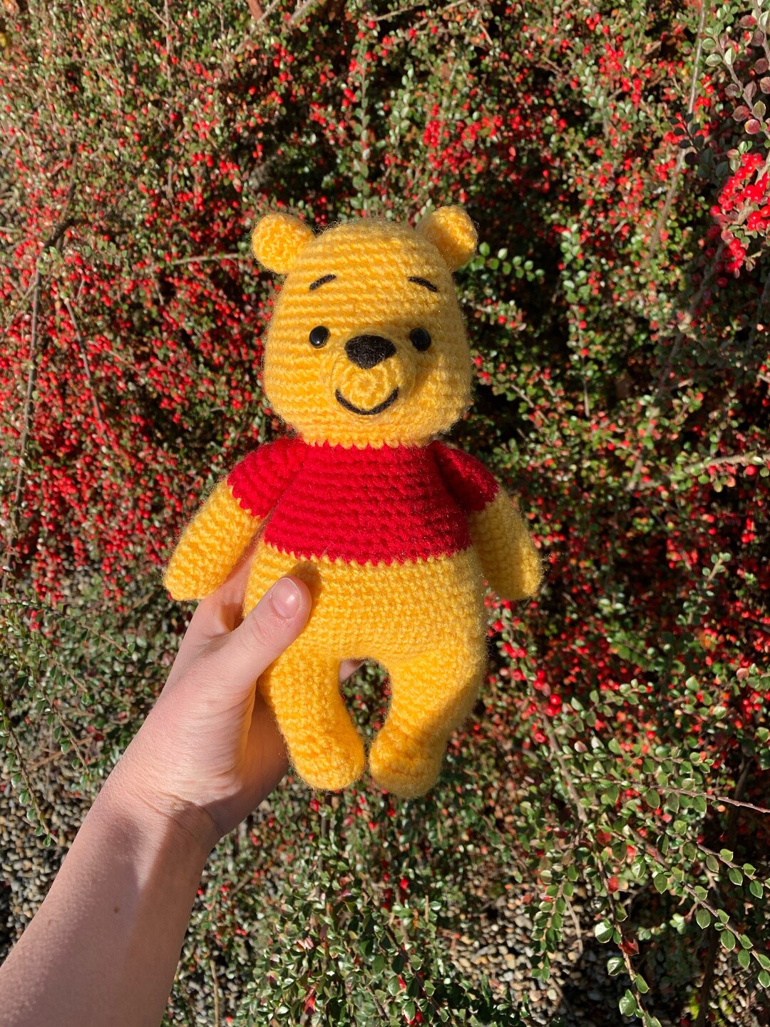 Crochet Winnie the Pooh, Winnie the Pooh Teddy, Winnie the Pooh Plush ...