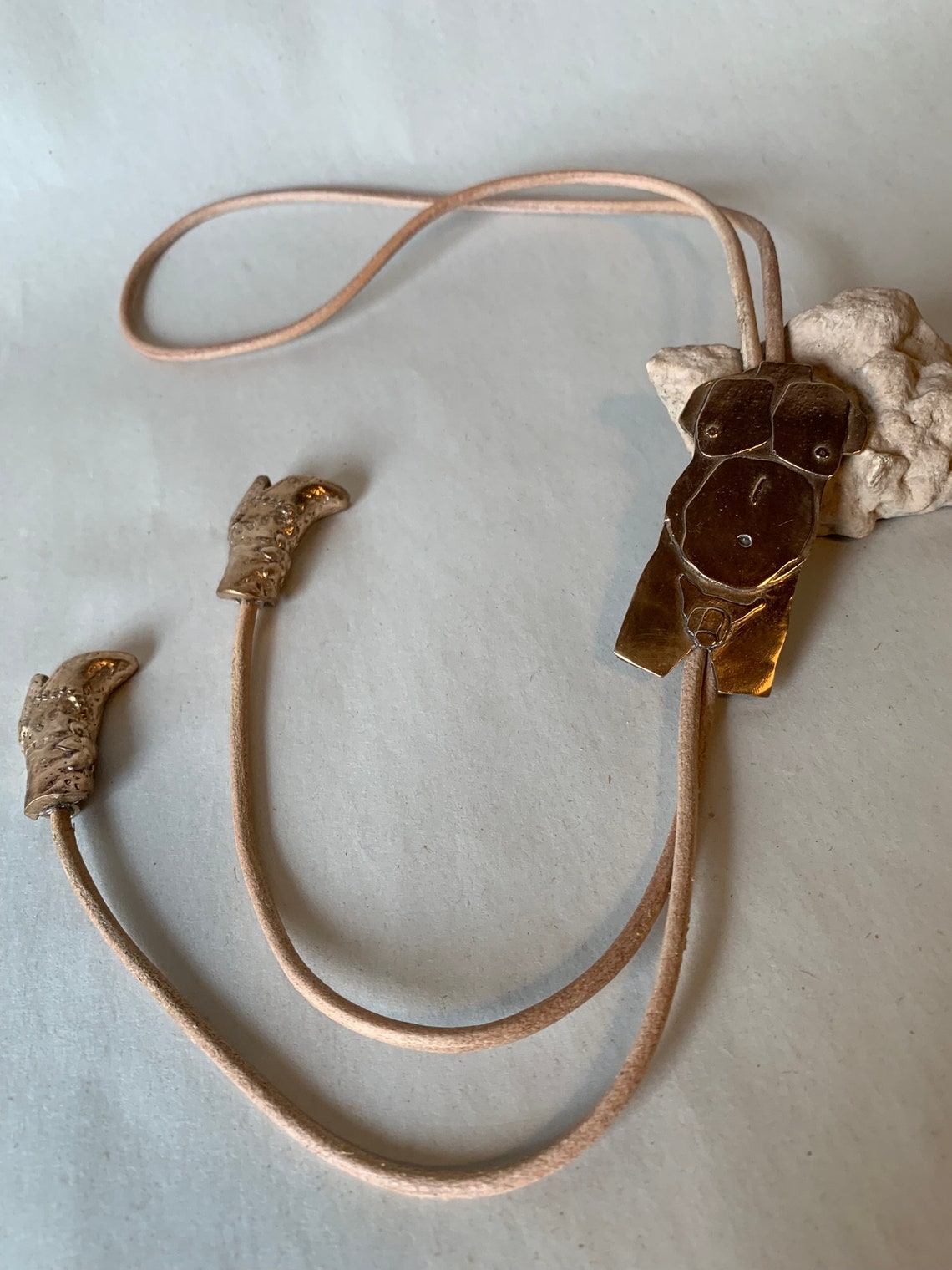 Bronze Body Bolo Tie With High Heeled Boots - Etsy