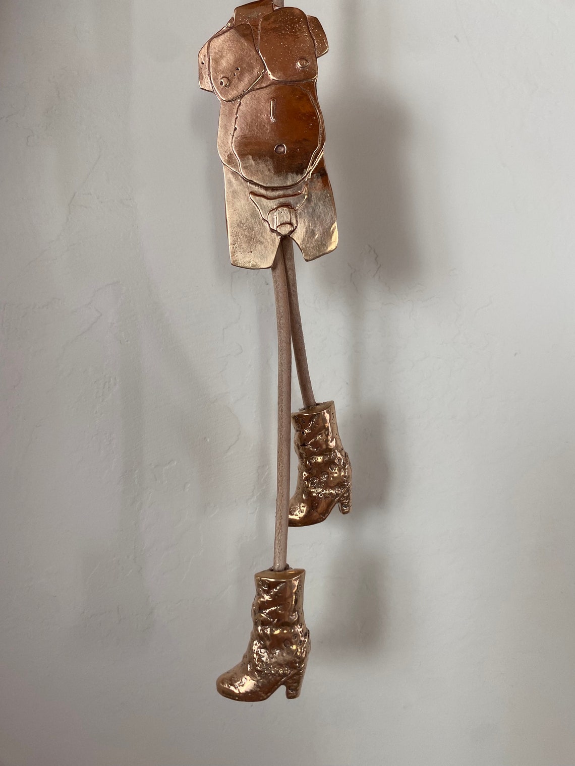 Bronze Body Bolo Tie With High Heeled Boots - Etsy