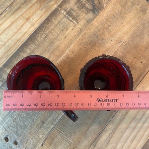 Avon Ruby Red Creamer and Sugar - Etsy