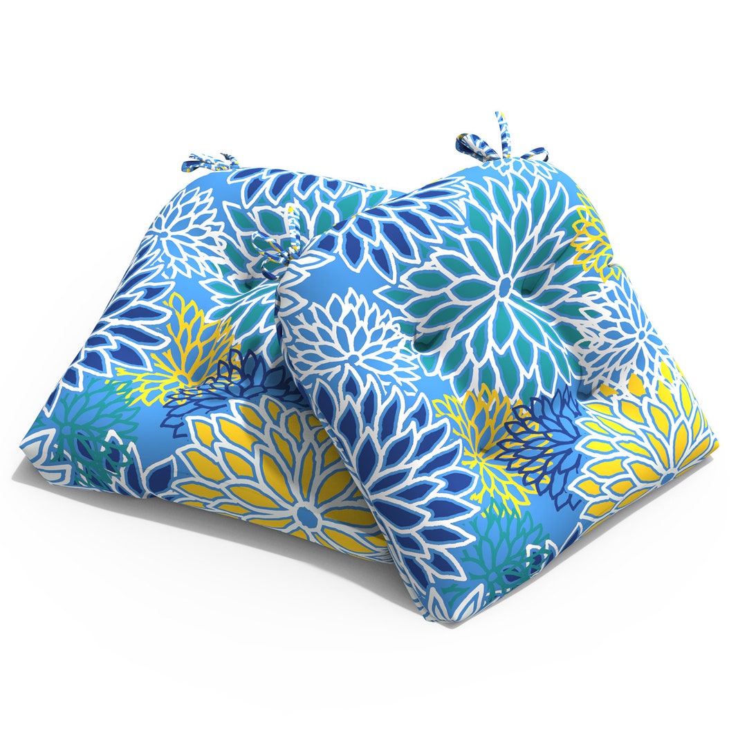 Wicker Seat Cushion Decorative Tufted U-shaped Chair Pads for Patio ...