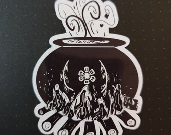 Baba Yaga Sticker | Etsy