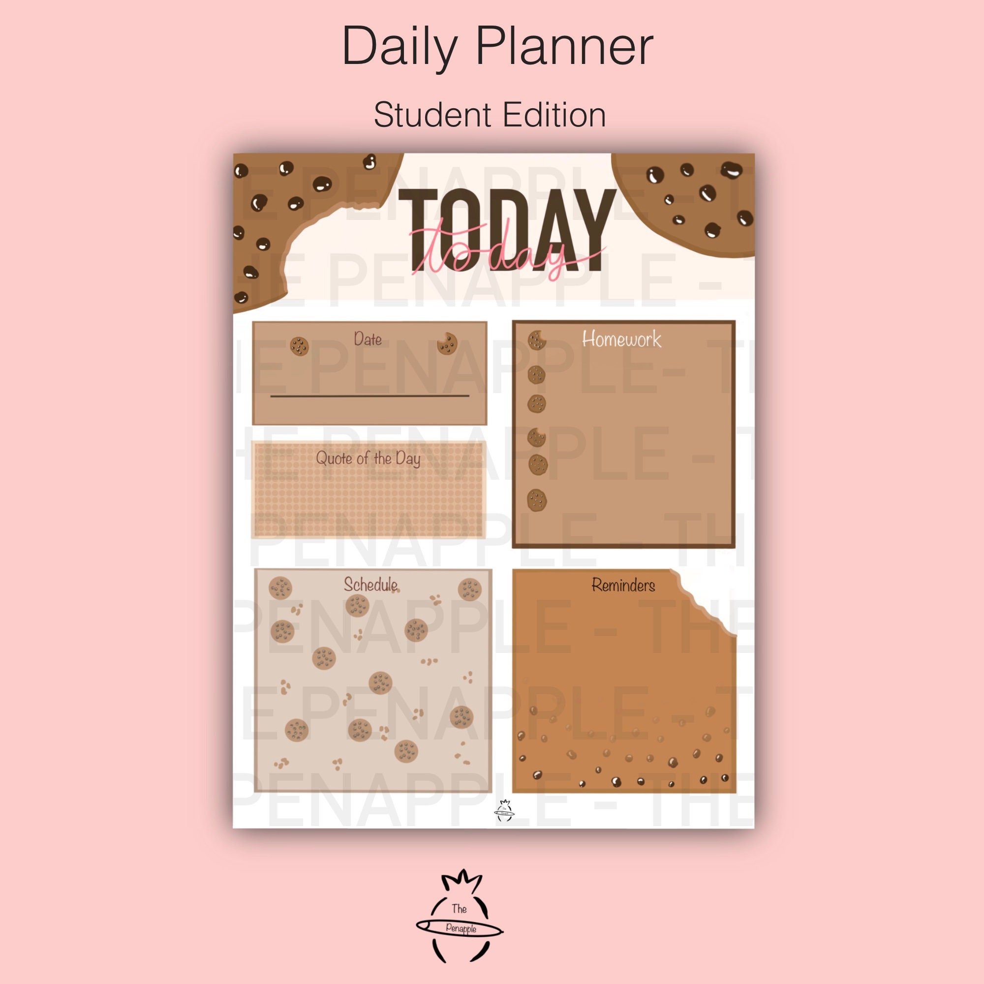 Printable Planner, PDF, Instant Download, Cute Planners, School ...