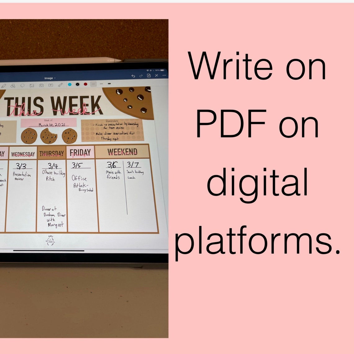 Printable Planner Bundle Cute Planner Fun Planner Weekly - Etsy