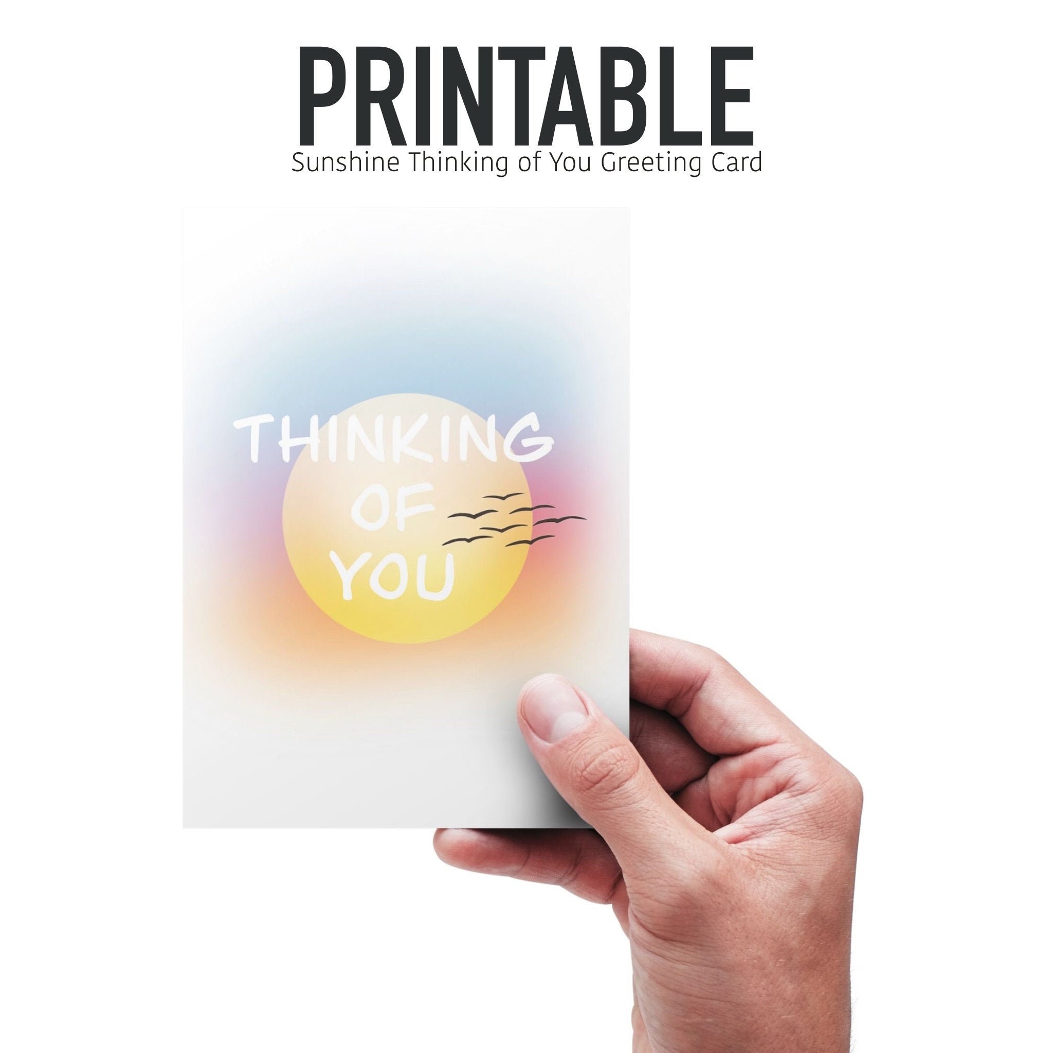 Printable Cards, Greeting Cards, Letters, Thinking of You, Print-out ...