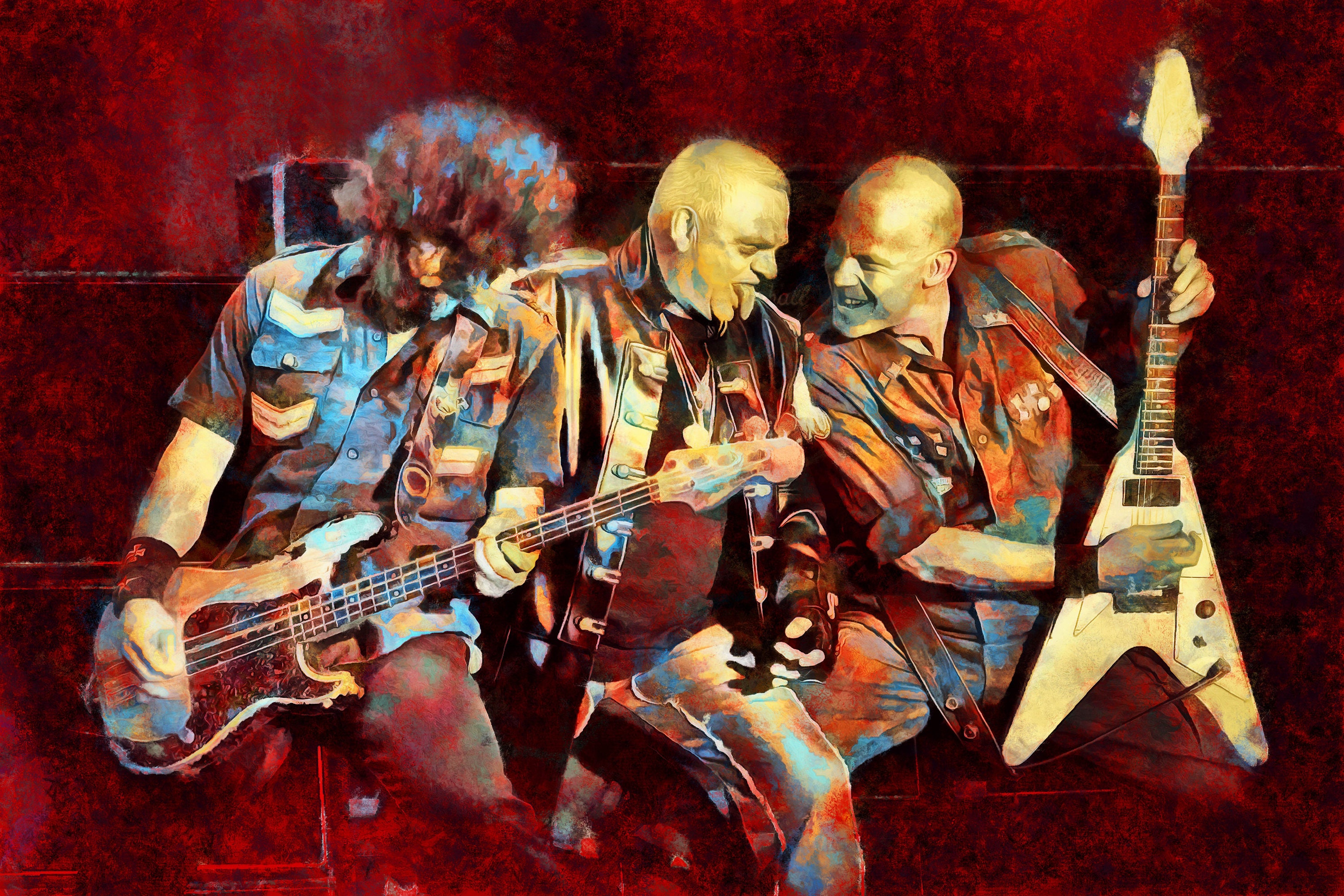 Accept Rock Band Udo Dirkschneider Art Restless And | Etsy