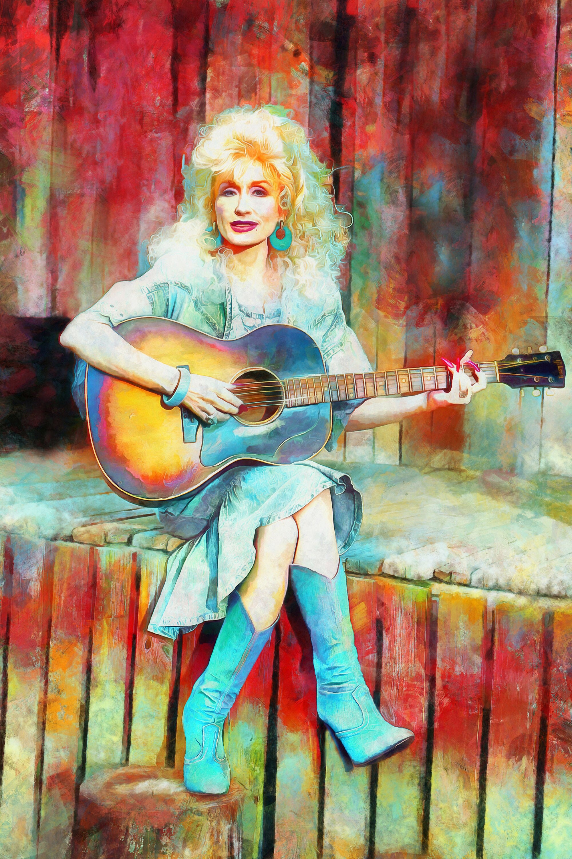 Dolly Parton Coat Of Many Colors Vinyl At Kathleen Flores Blog
