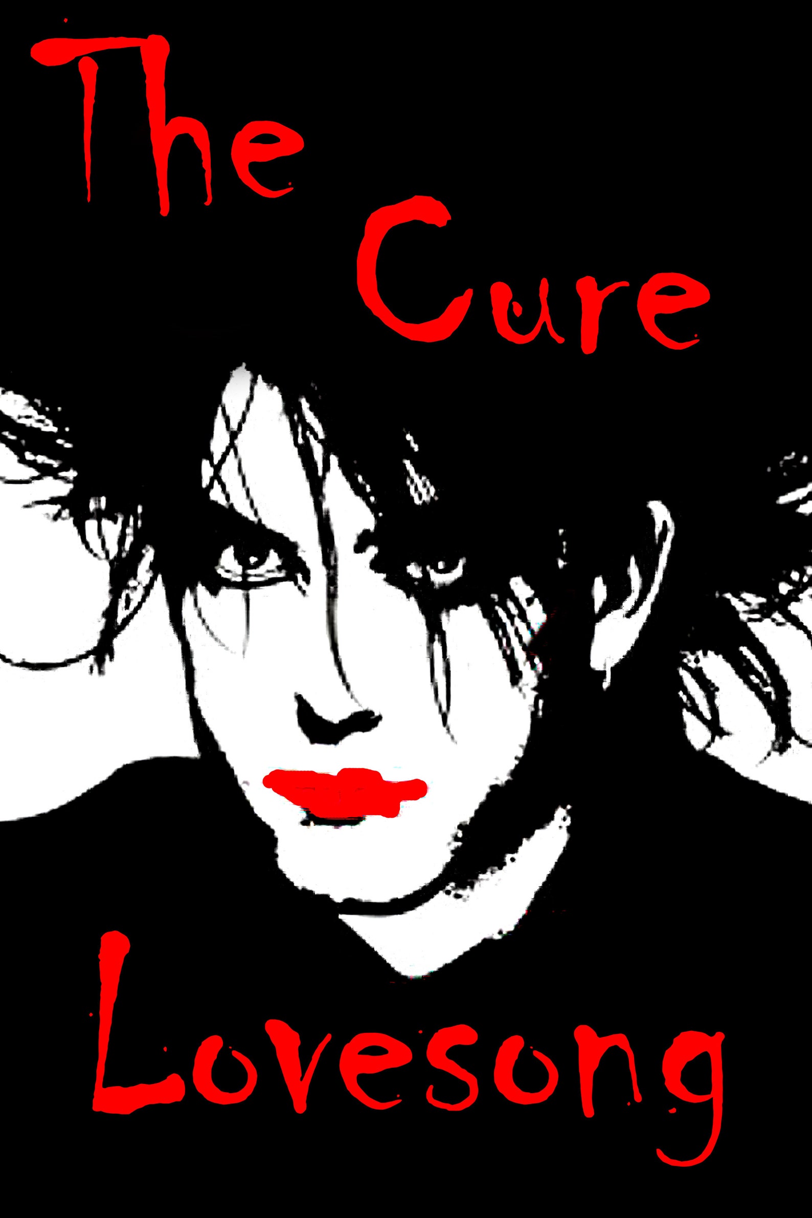 The Cure Lovesong Art Reproduction Free US | Etsy