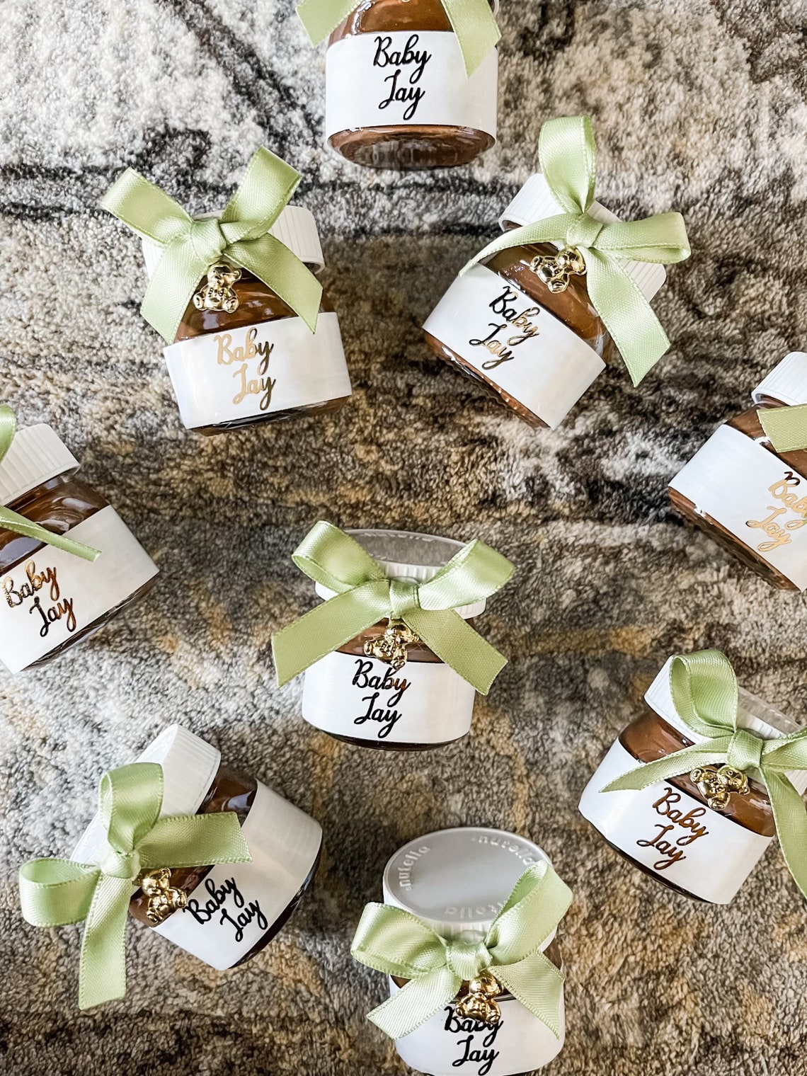 Personalized Nutella Jar for Baby Shower 20 Pcs - Etsy